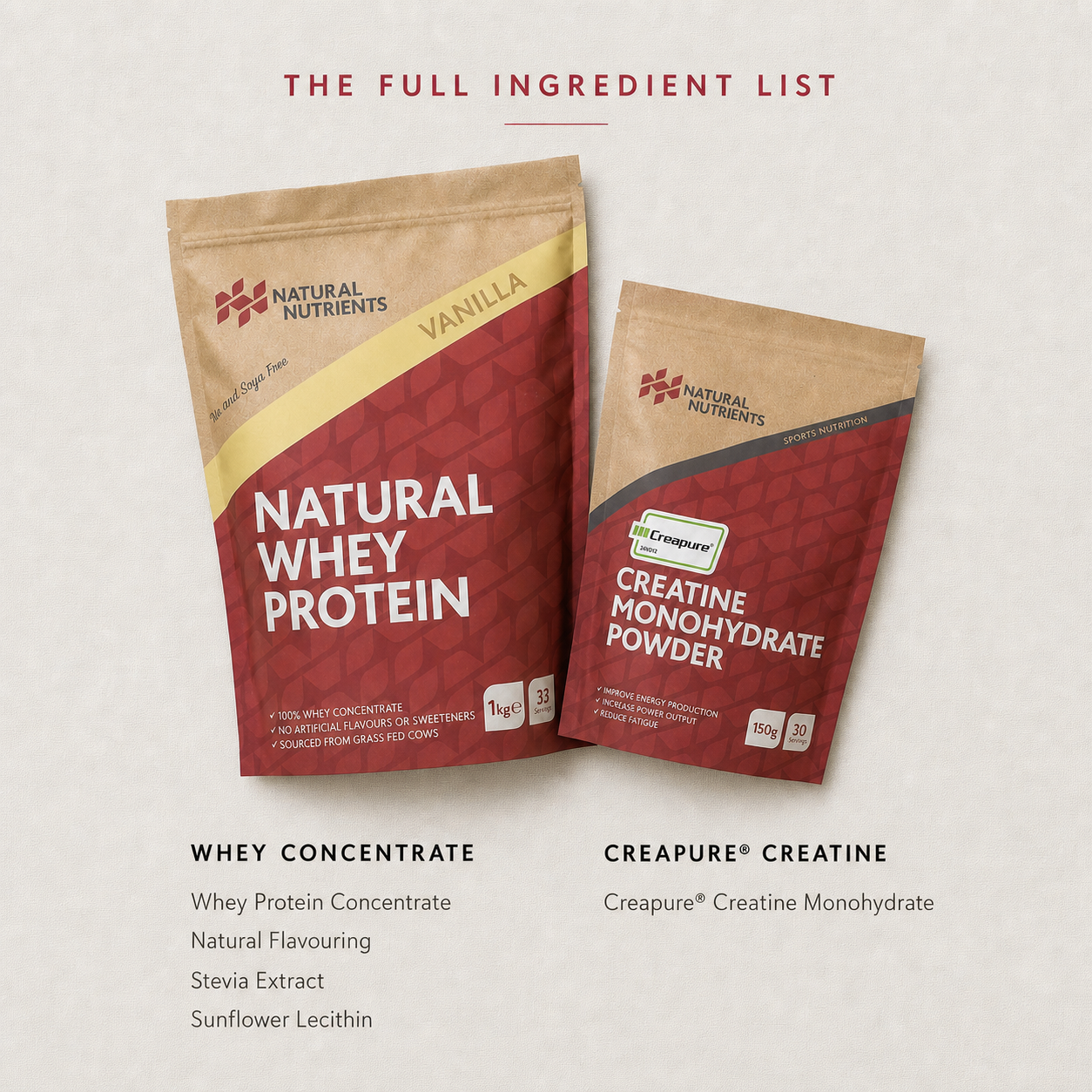 Natural Nutrients | Natural Protein Powder | Vitamins & Supplements
