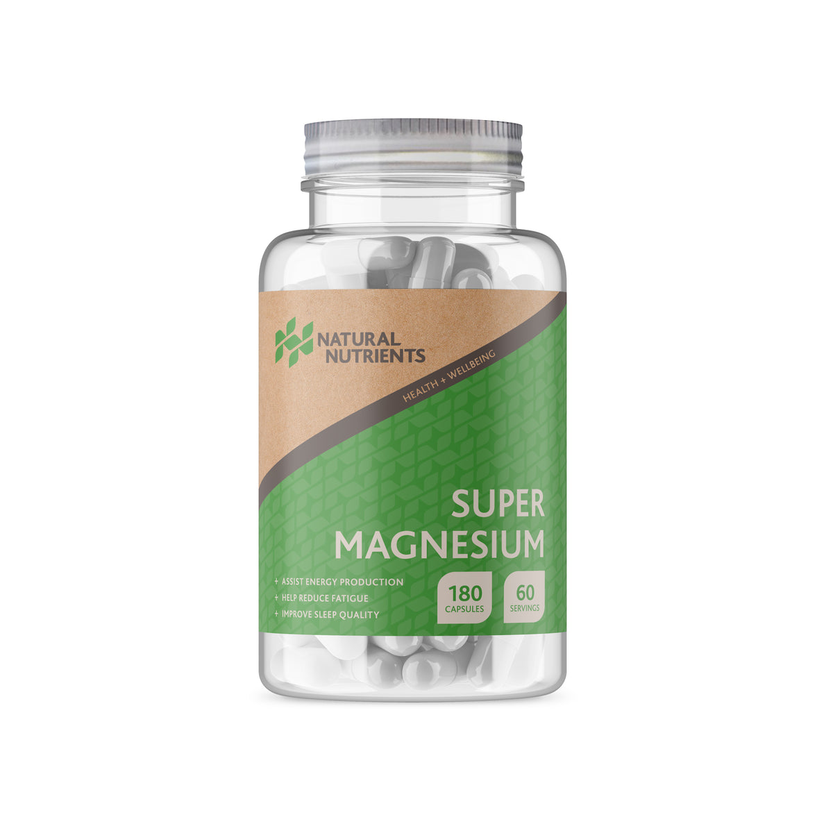 Super Magnesium | Citrate and Bisglycinate | 100% RDA – Natural Nutrients