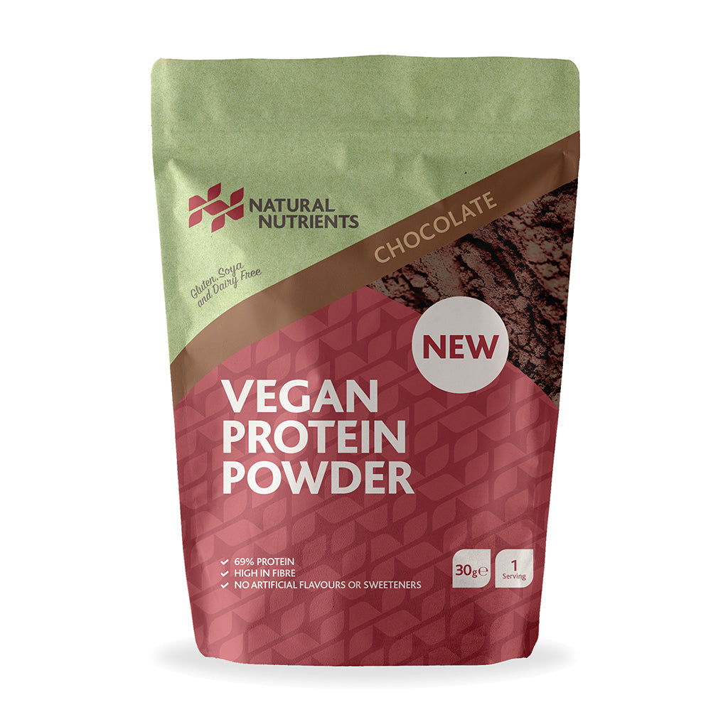 Vegan Protein Powder | Gluten Free | Natural Chocolate Flavour ...